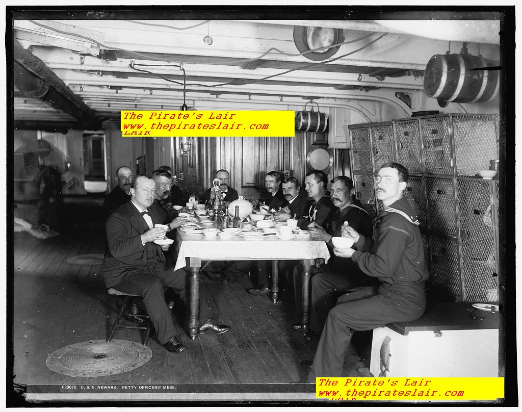 Vintage Naval Photographs of Officer Wardrooms, Enlisted Mess Decks and ...