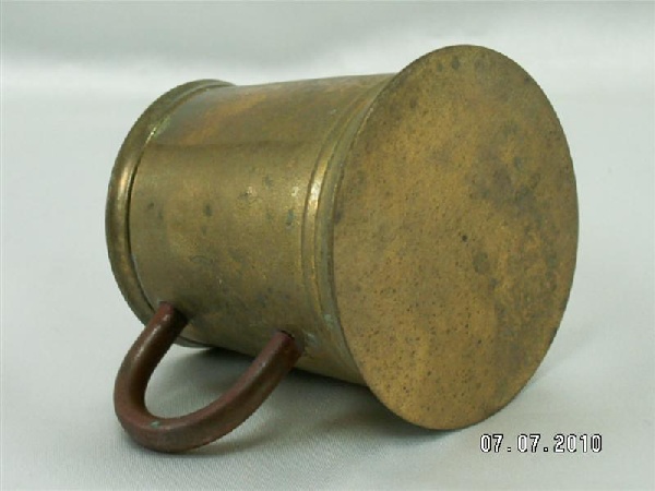 Authentic Antique Navy Rum Cup or Rum Measures Copper Tin Lining Royal ...