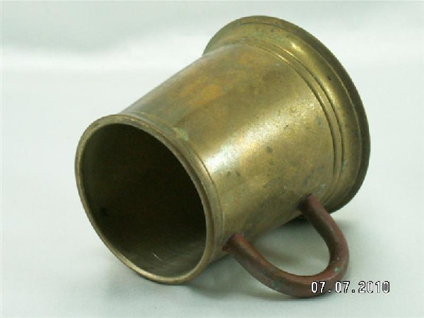 Authentic Antique Navy Rum Cup or Rum Measures Copper Tin Lining Royal ...