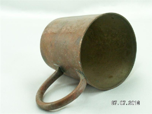 Authentic Antique Navy Rum Cup or Rum Measures Copper Tin Lining Royal ...