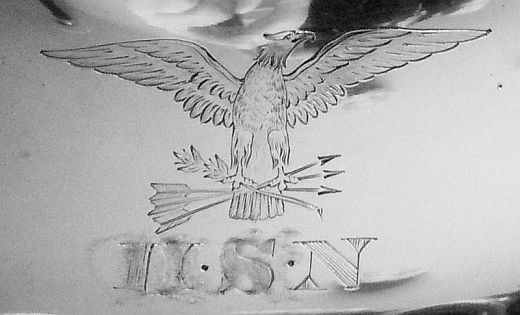 Vintage US Navy Silverplated Captains Chafing Dish Hollow Ware Nautical ...